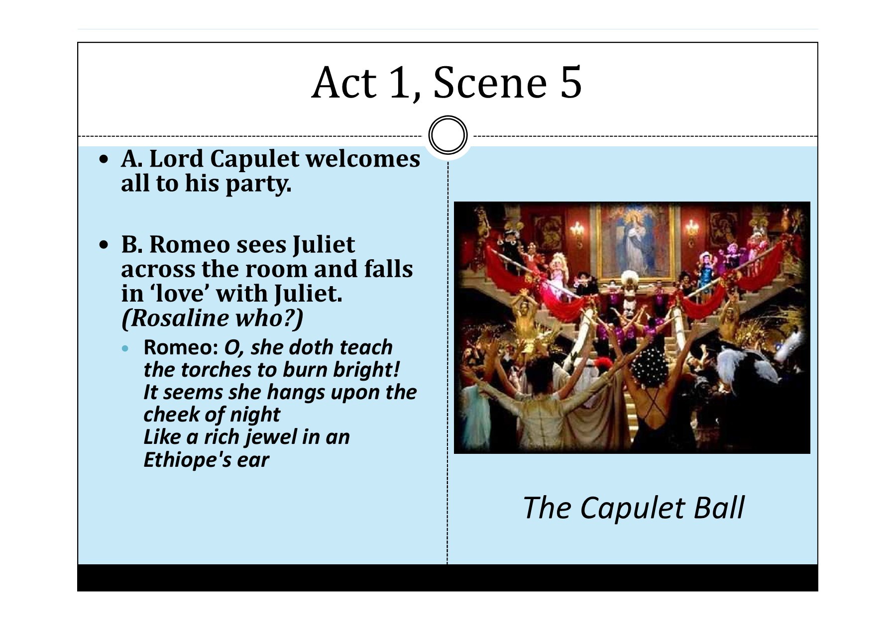 Romeo And Juliet Act One